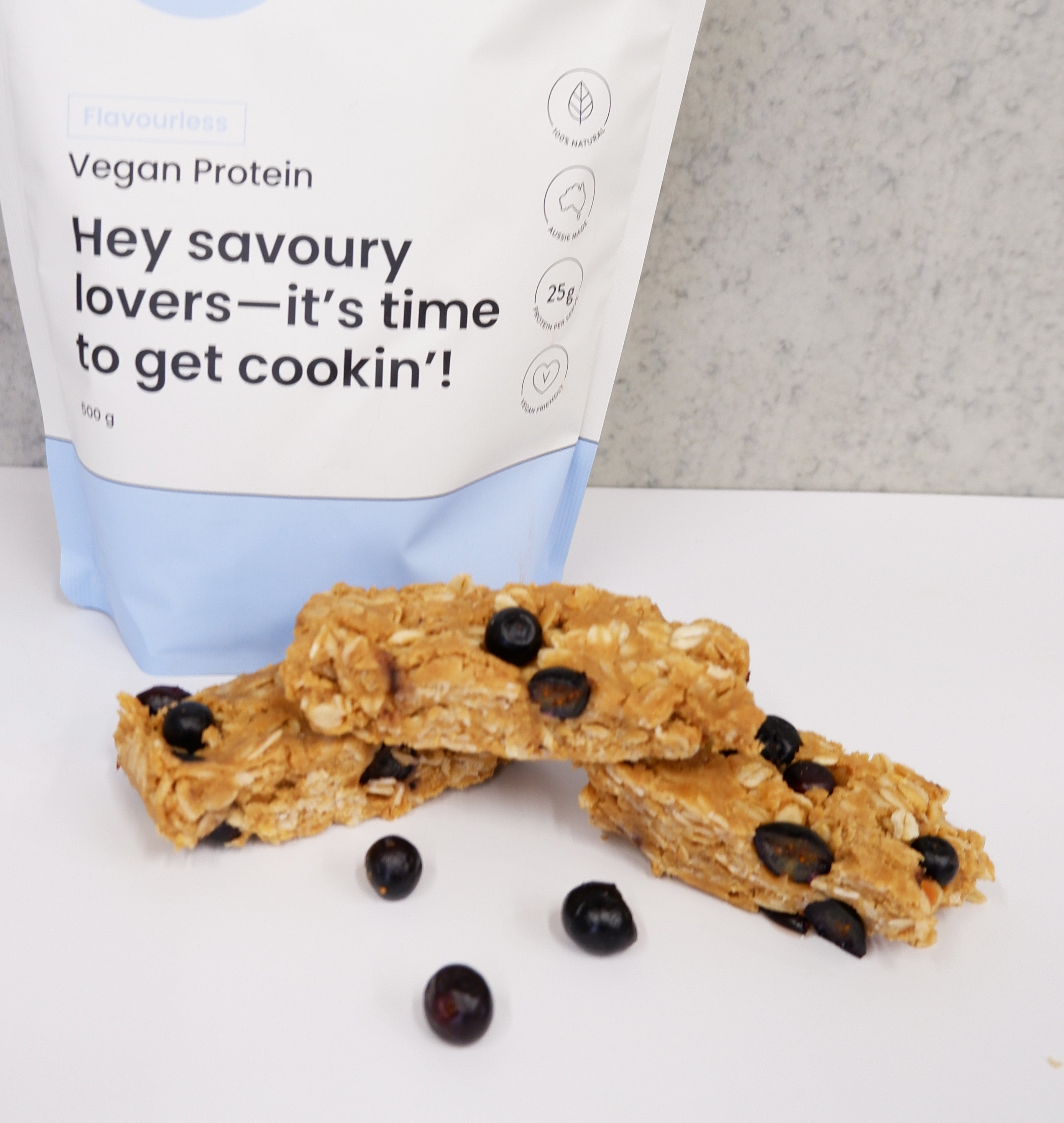 BLUEBERRY PB PROTEIN BARS