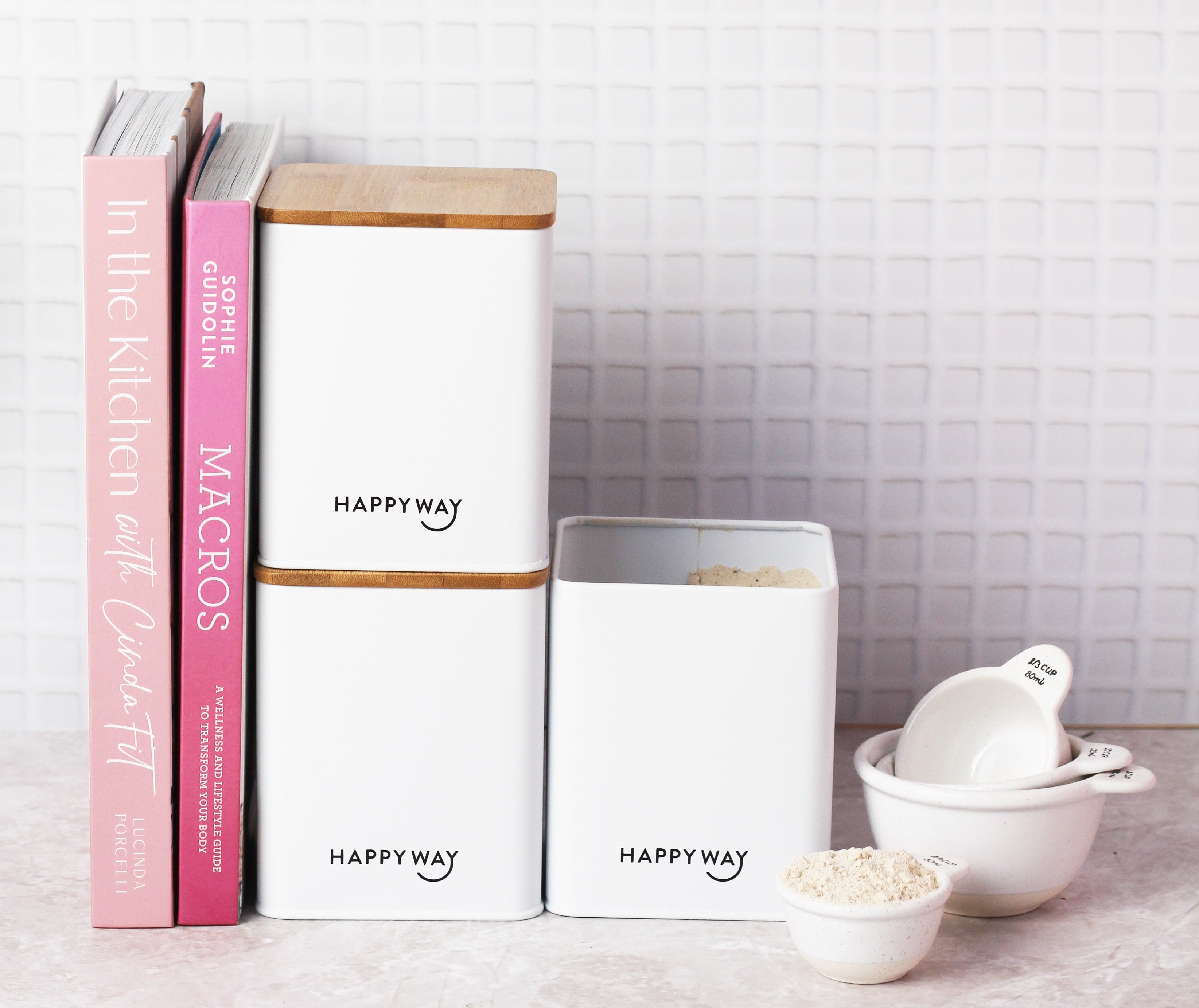 MEET OUR PROTEIN TINS—YOUR NEW PANTRY STORAGE!