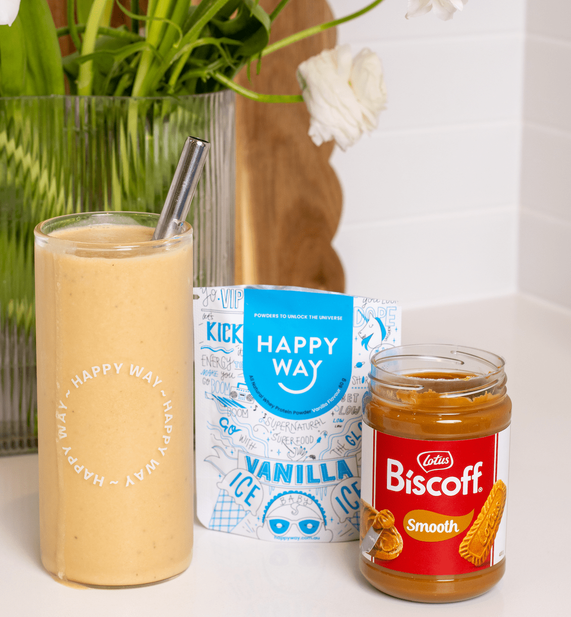 Biscoff Smoothie | Easy Recipe | Happy Way