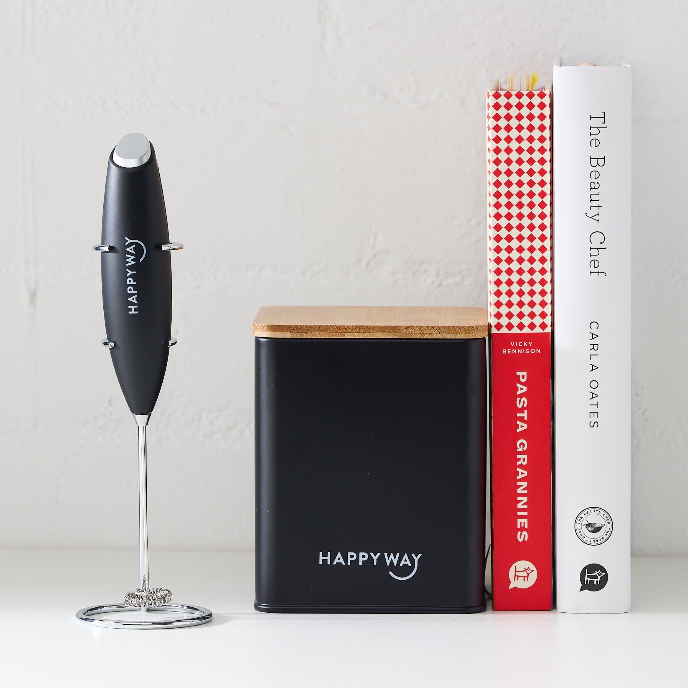 Accessories | Shaker, Water Bottle, Coconut Bowl | Happy Way