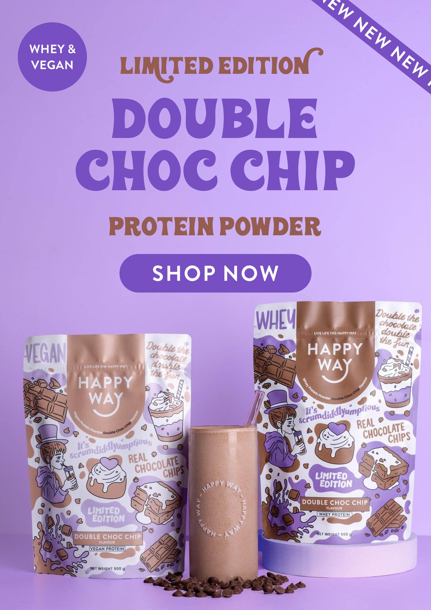 Protein Powder, Supplements, Shakes & Superfoods | Happy Way