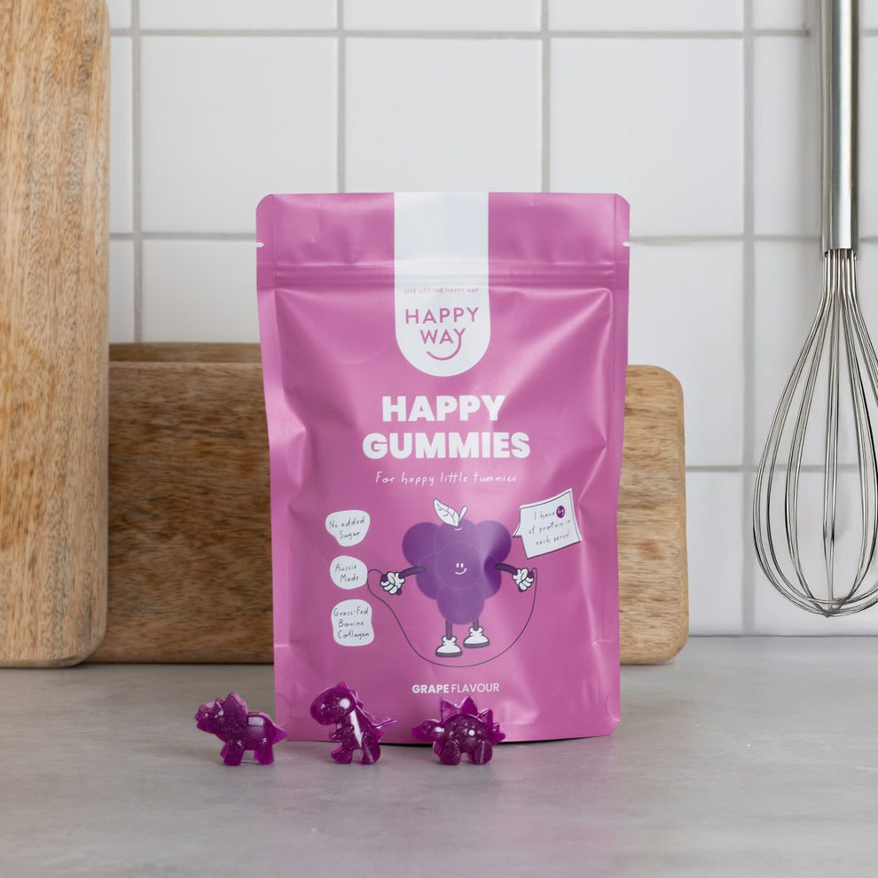 Grape Flavour Happy Gummies Mix 210g | Happy Way