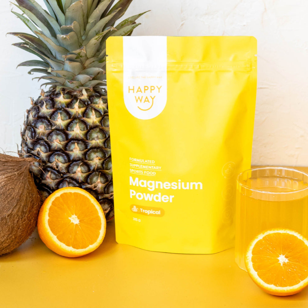 Magnesium Powder | Tropical Flavour (300g) | Happy Way