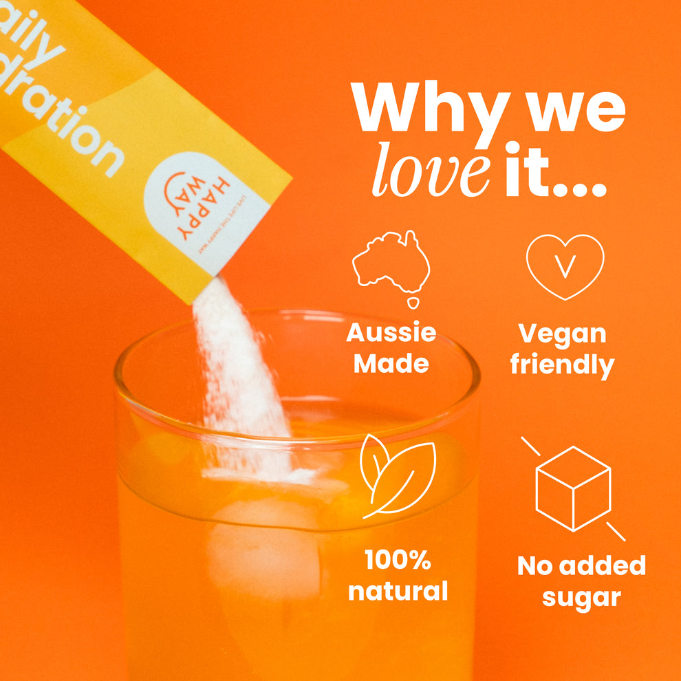 Electrolytes Hydration Sachets | Tropical Flavour | Happy Way