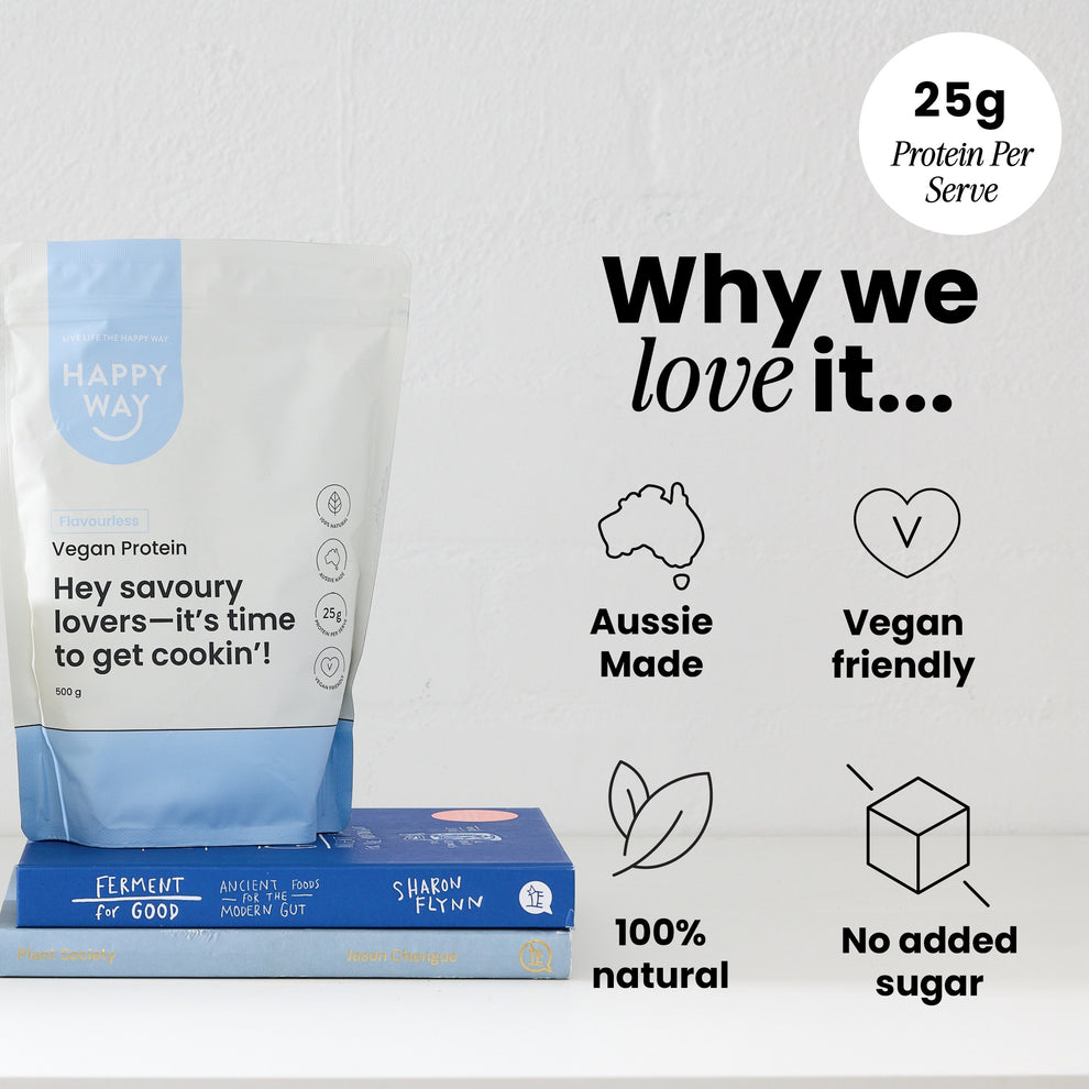 Flavourless Vegan Protein Powder 500g | Happy way
