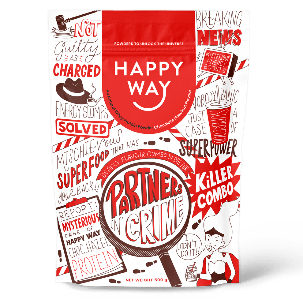 Chocolate Hazelnut Whey Protein Powder 500g | Happy Way