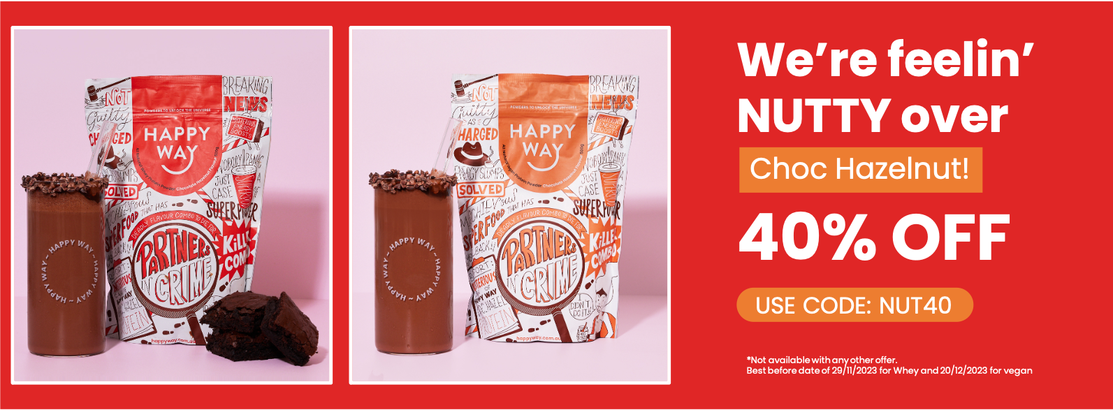 Protein Powder, Supplements, Shakes & Superfoods | Happy Way